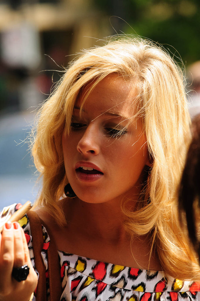 Blonde Girl, Head, Seattle – Jay Maisel