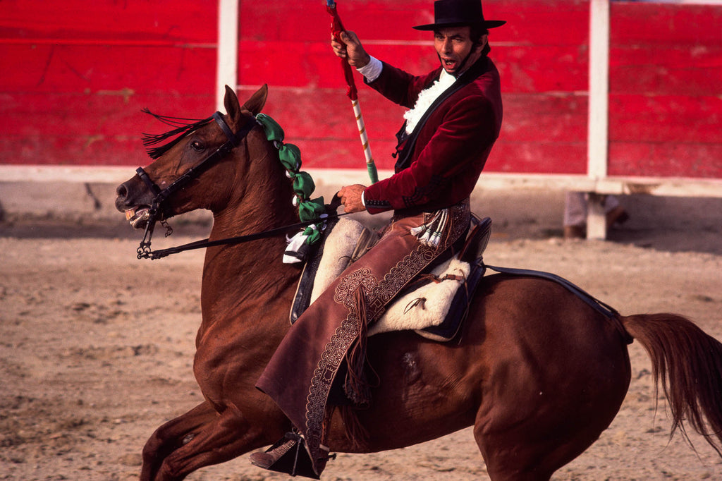 Man on Prancing Horse, Arles – Jay Maisel