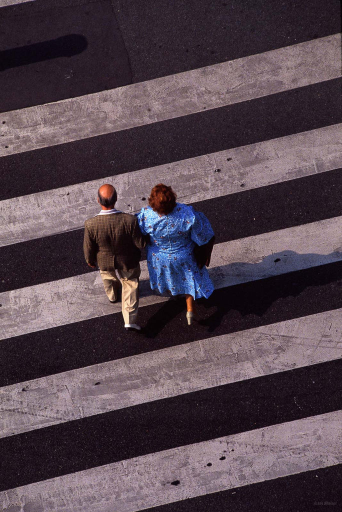 Two People from Above, France – Jay Maisel