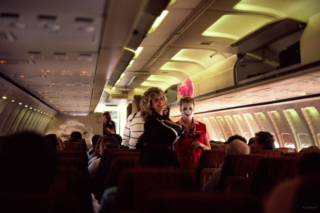 April Fools Day on Plane, Puerto Rico – Jay Maisel