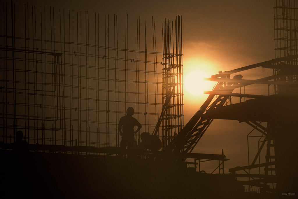 Construction, Workers, Sun, Singapore – Jay Maisel