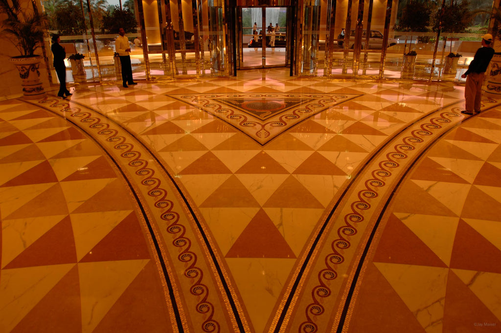 Hotel Lobby, Floor Pattern, Dubai – Jay Maisel