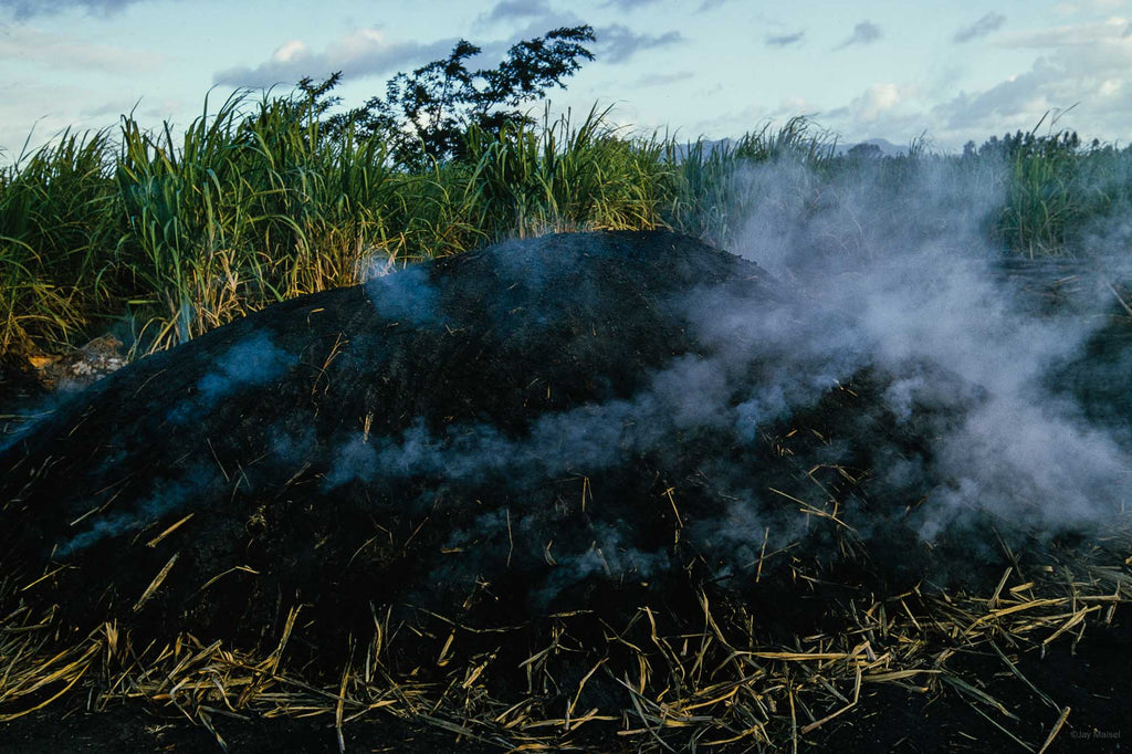 Black Mound Smoke Coming Off, Mauritius – Jay Maisel