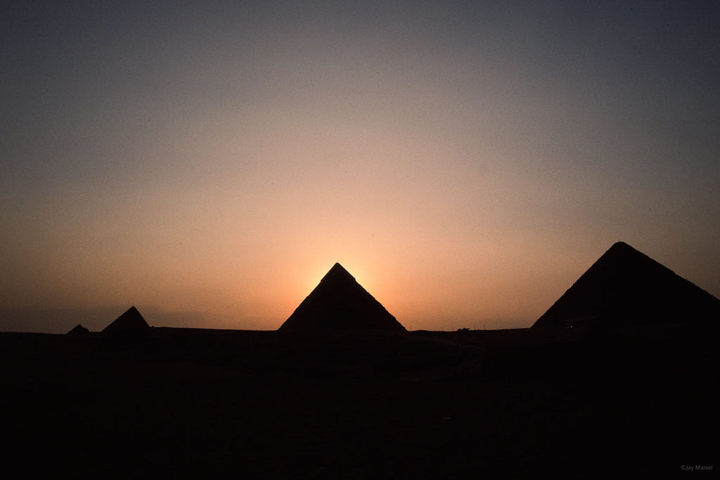 Four Pyramids Silhouette, Egypt – Jay Maisel