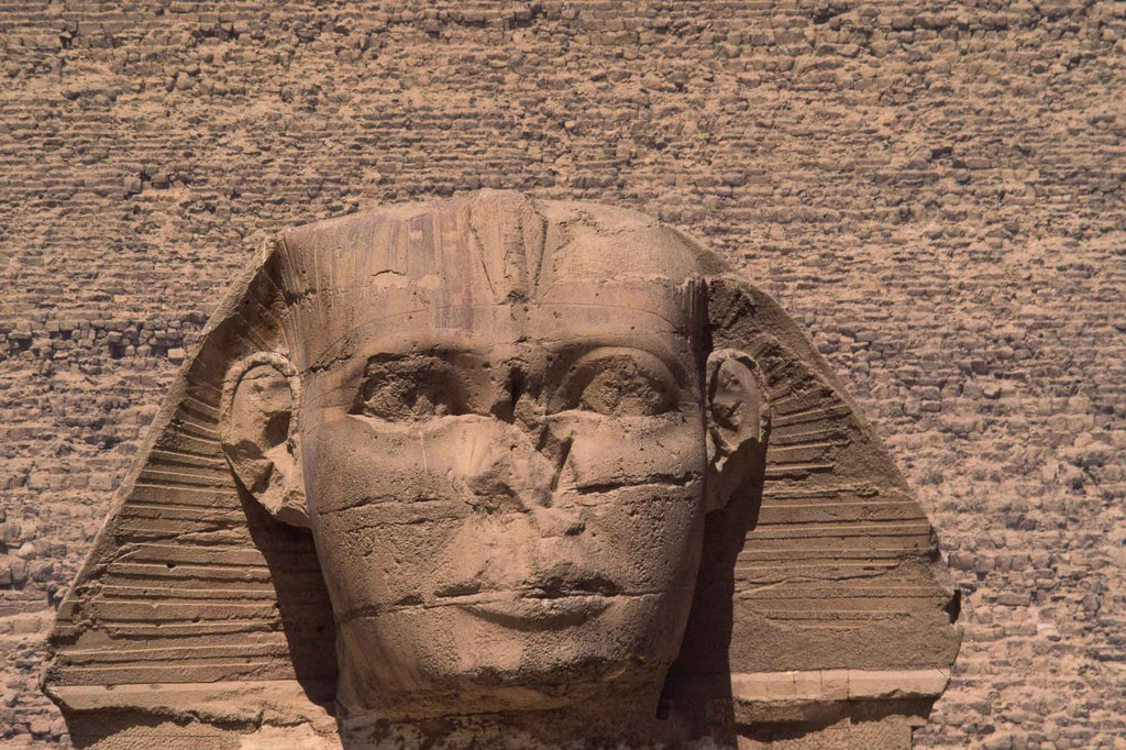 Ancient Egyptian Sphinx Head