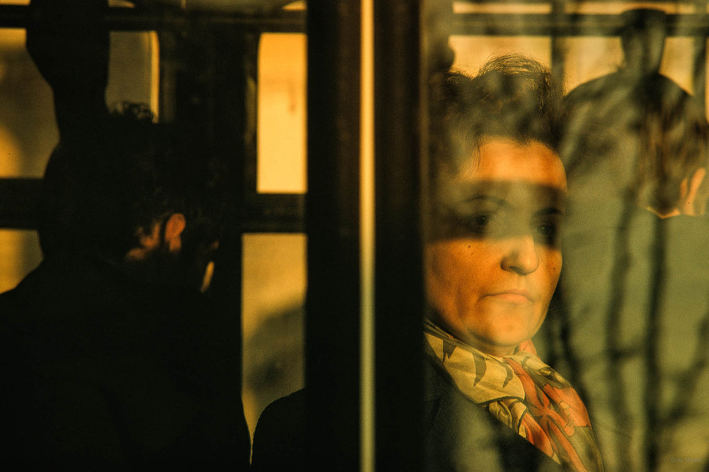 Woman with Shadow Over Eyes, Romania – Jay Maisel