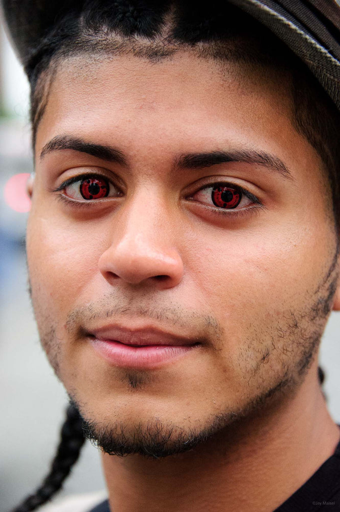 Man with Strange Eyes, NYC – Jay Maisel