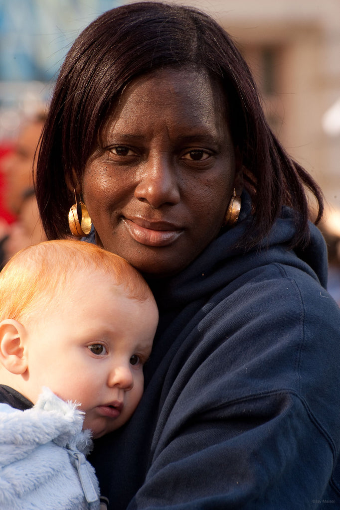 Black Woman, White Baby, NYC – Jay Maisel