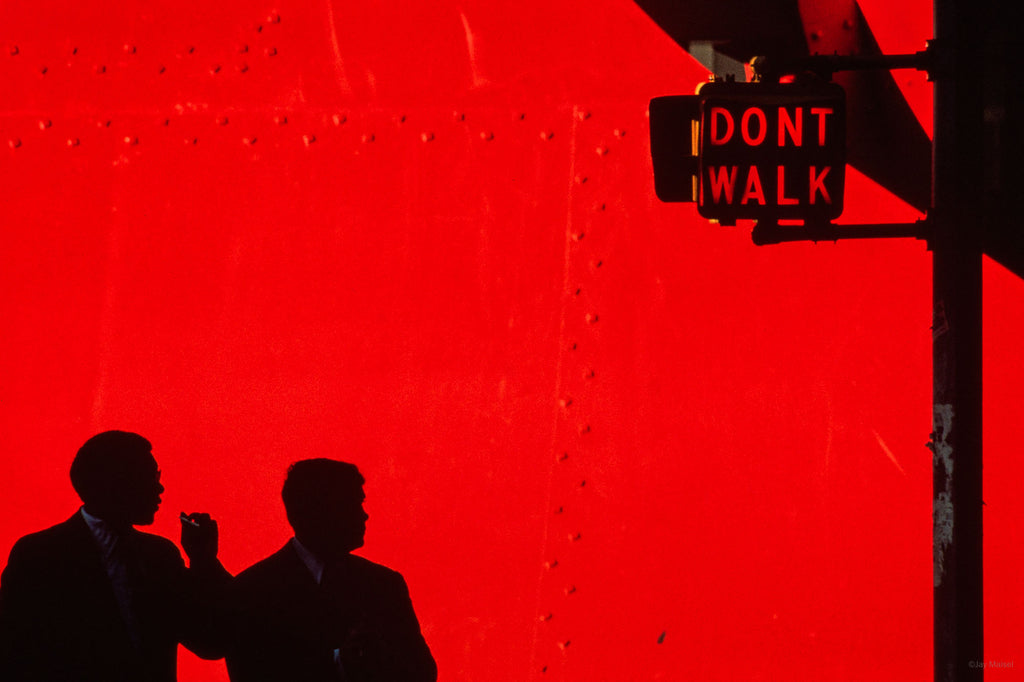Don't Walk, Red, NYC – Jay Maisel